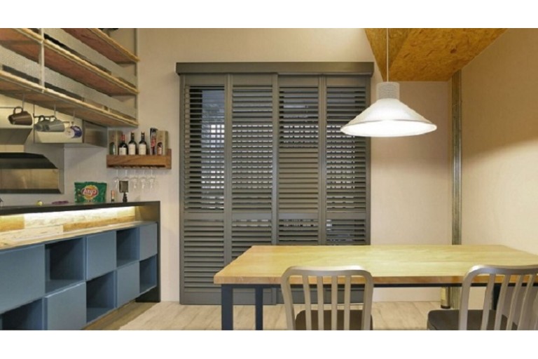 Premium Bypass Sliding Wood Shutter from Direct Buy Blinds